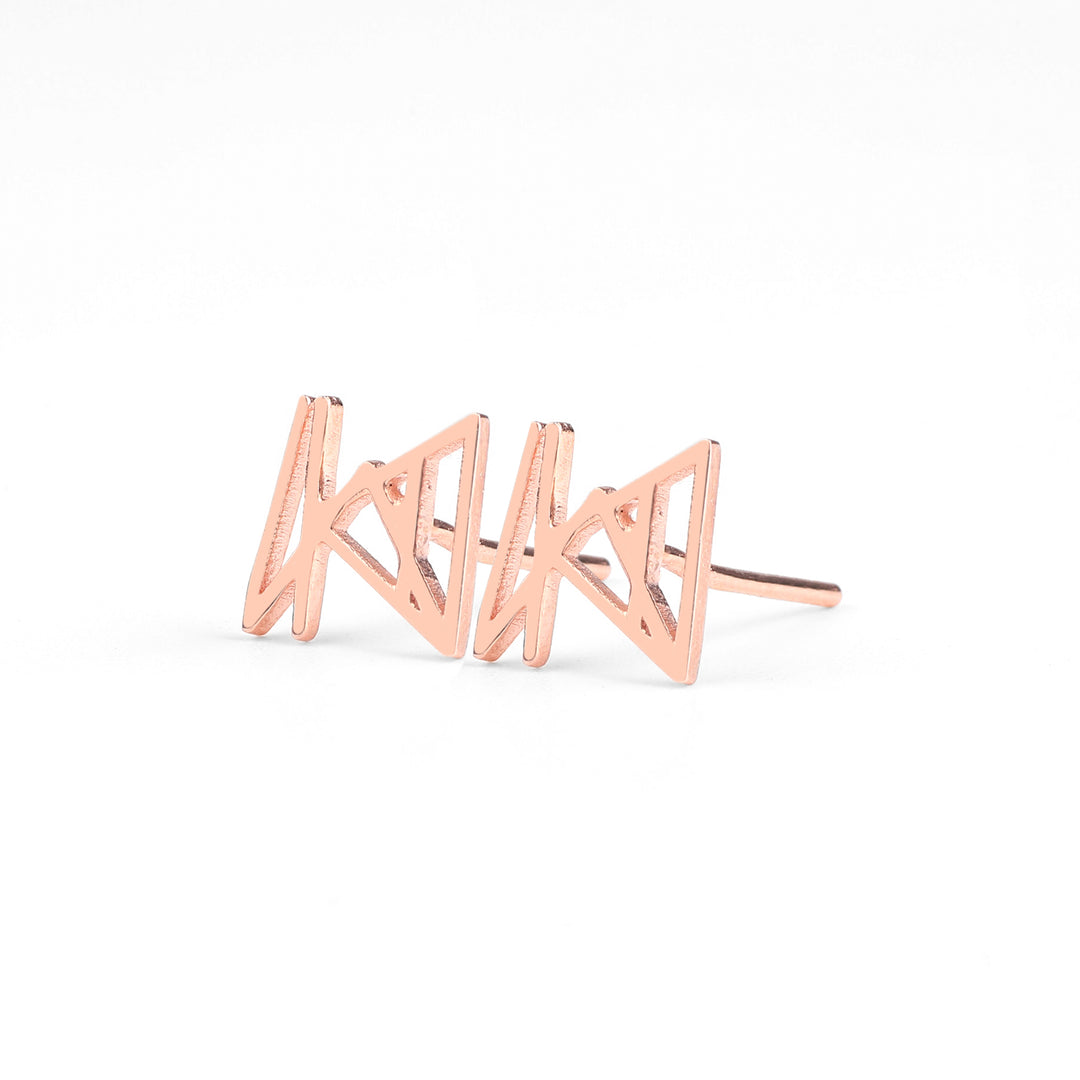Monogram Name Earrings – Mint & Lily