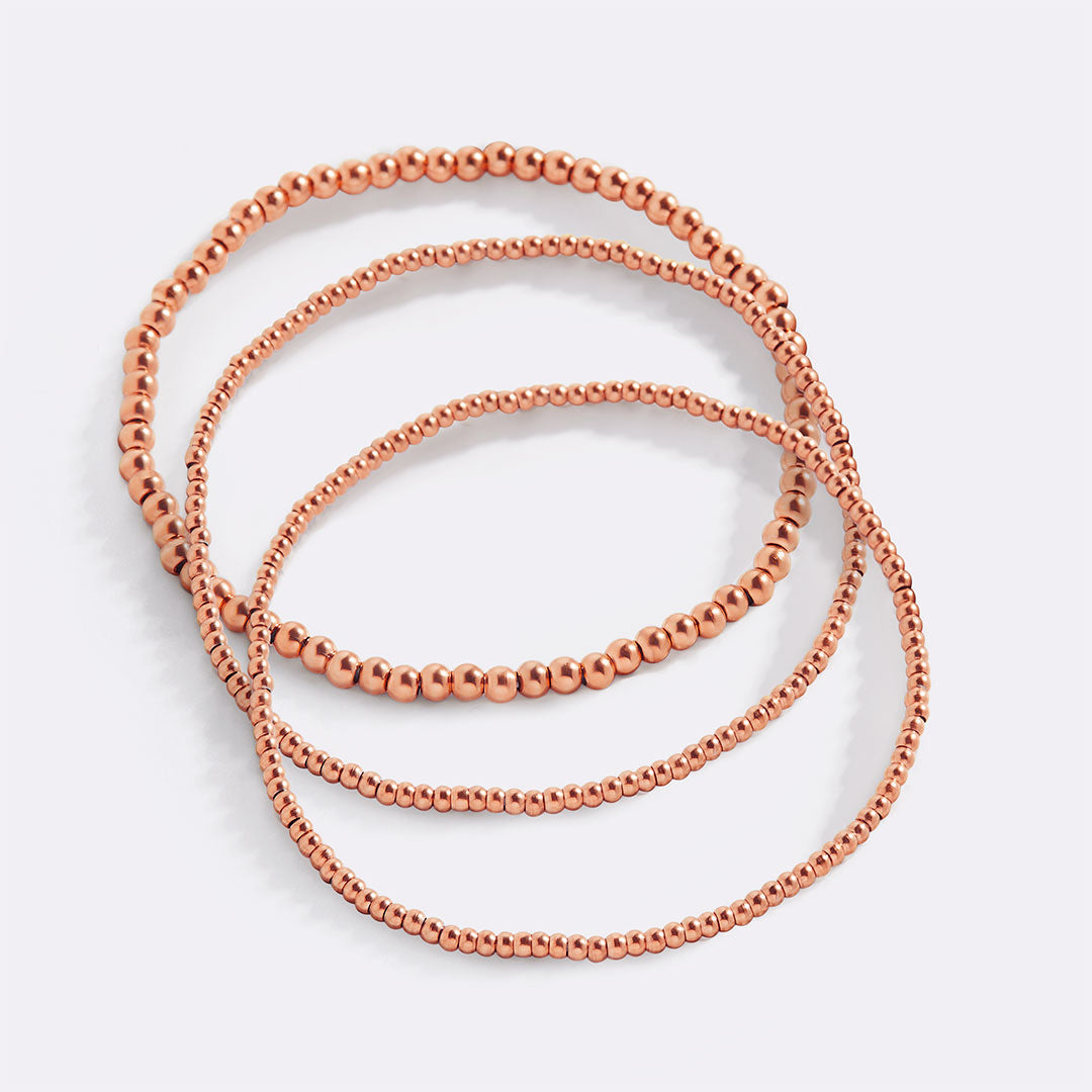 433 Beaded Bracelet Stacking Set – Mint & Lily