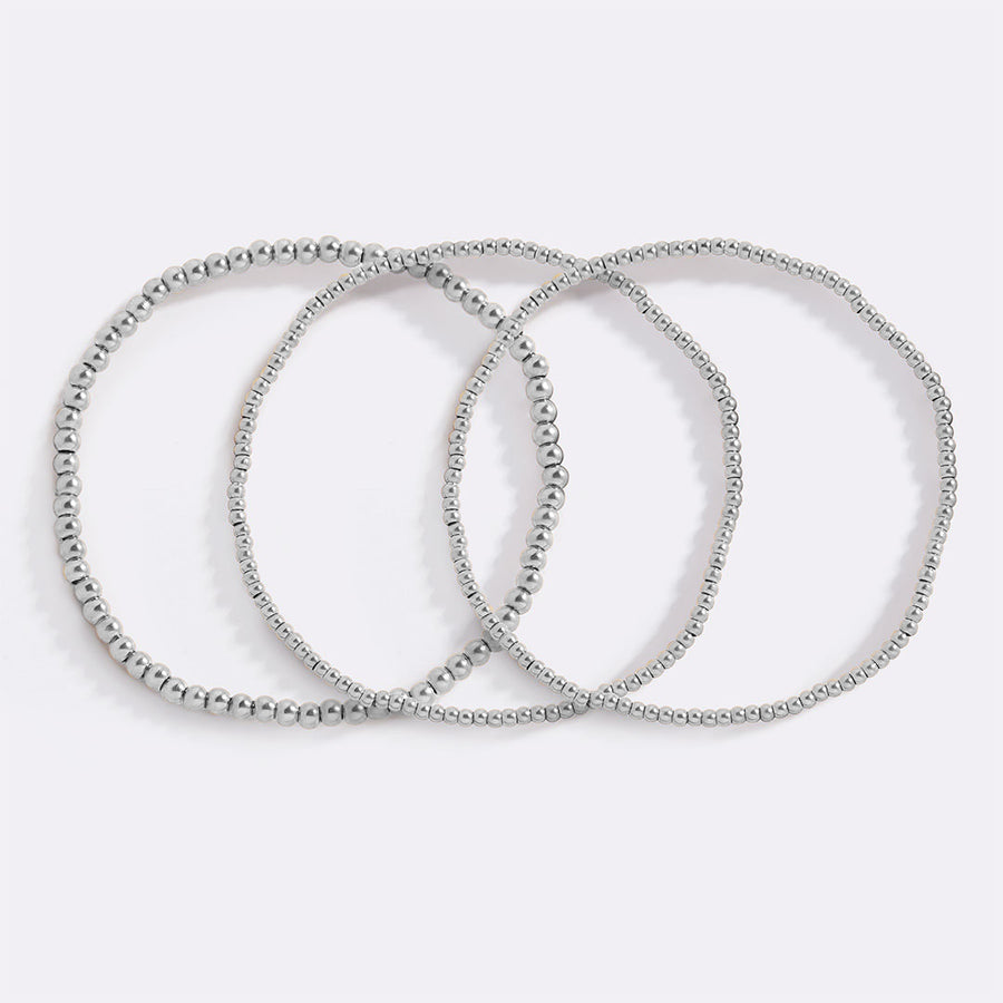 433 Beaded Bracelet Stacking Set – Mint & Lily