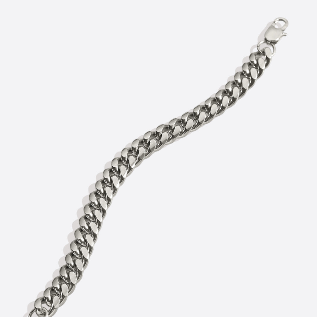 8mm Cuban Link Chain Bracelet – Mint & Lily