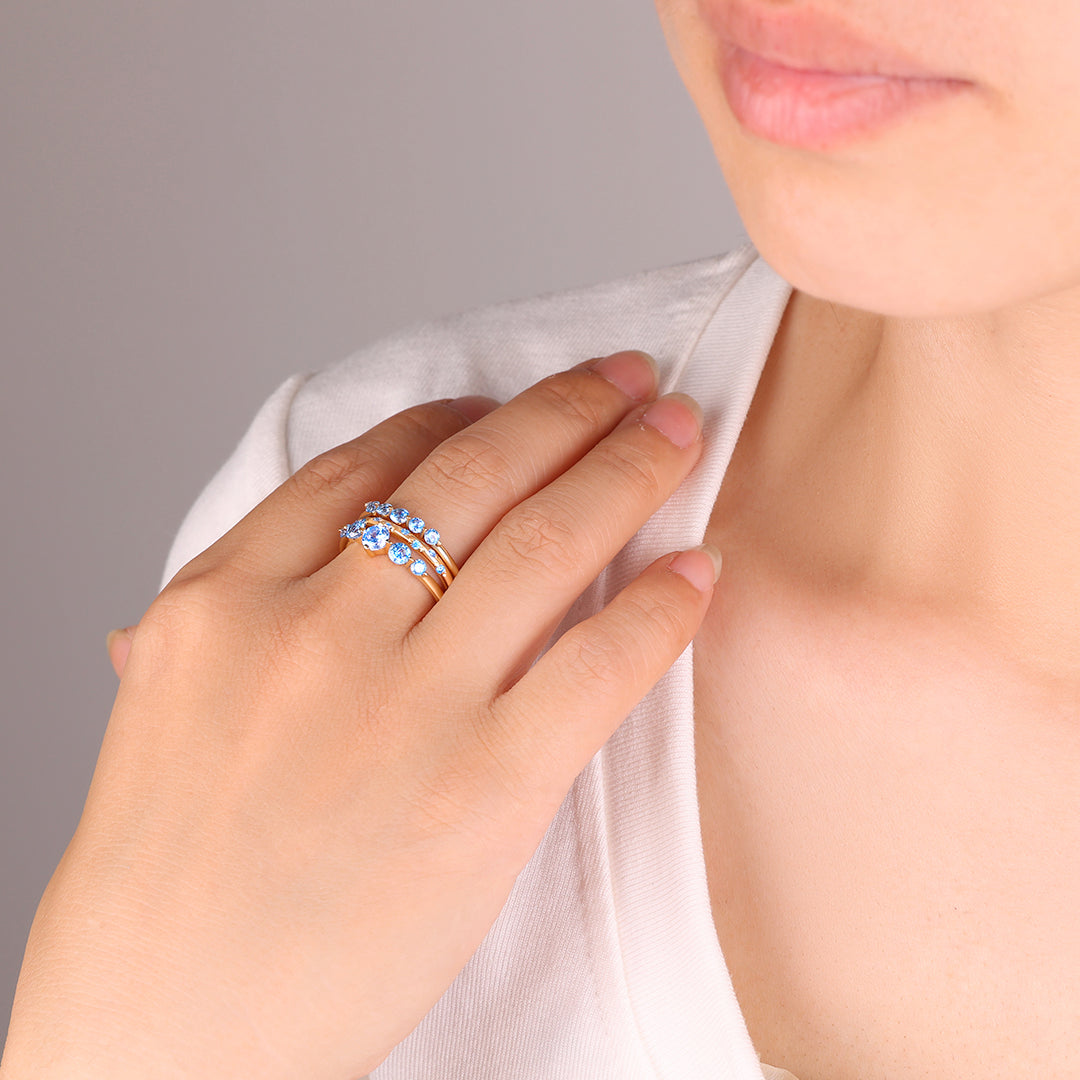 Birthstone Stacking Ring Set – Mint & Lily