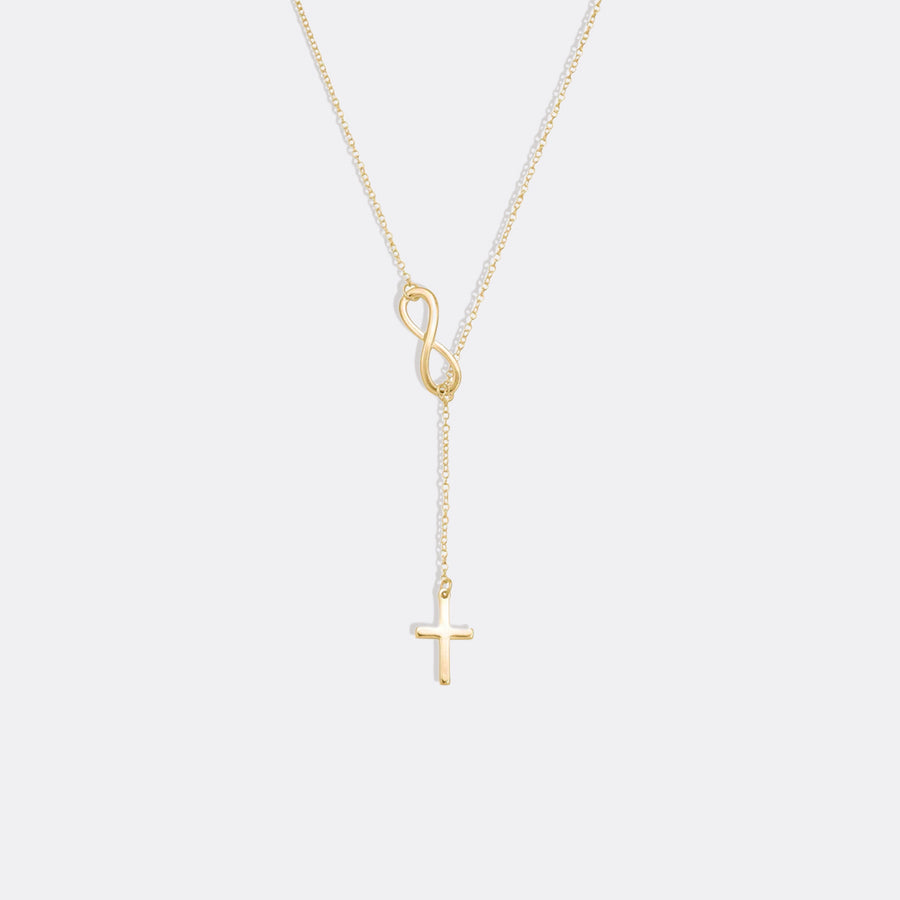 Cross and Infinity Necklace – Mint & Lily