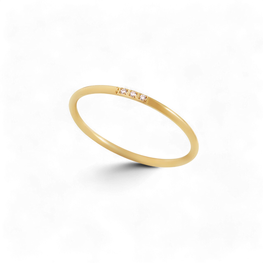 Dainty Diamonds Stacking Ring – Mint & Lily