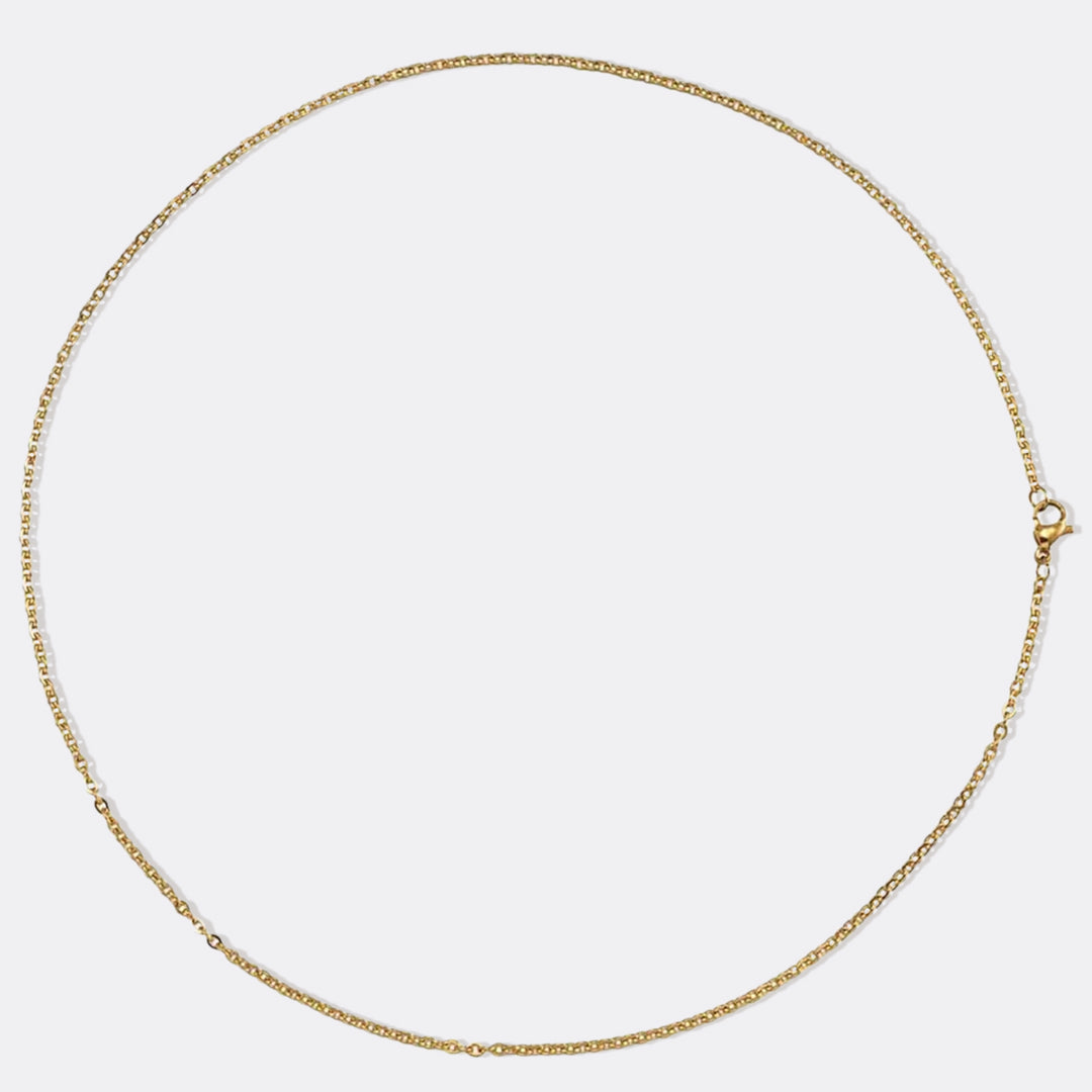 Dainty Cable Chain Necklace – Mint & Lily