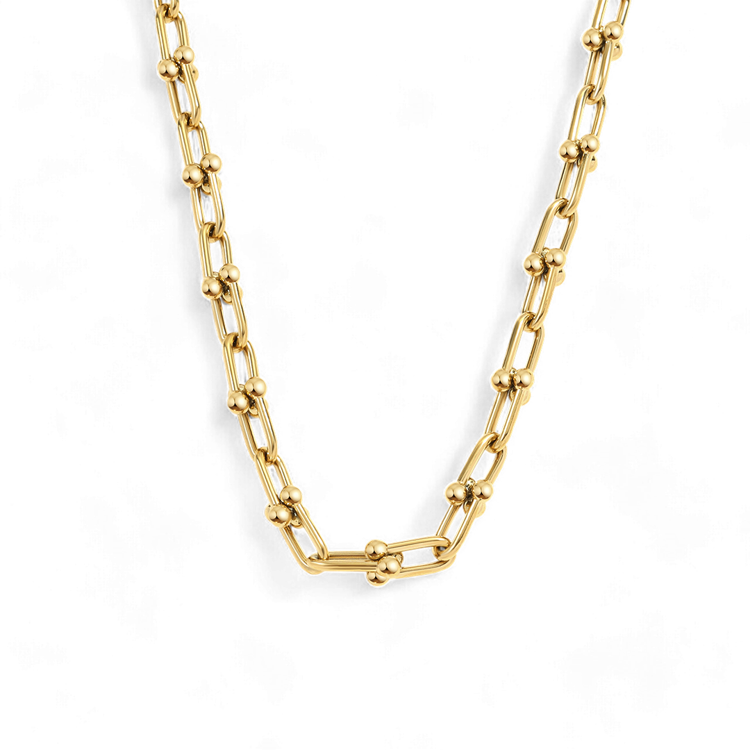 Graduated Link Chain Necklace – Mint & Lily Graduated Link Chain Necklace – Mint & Lily