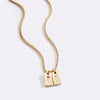 Dainty Pave Tag Initial Necklace – Mint & Lily