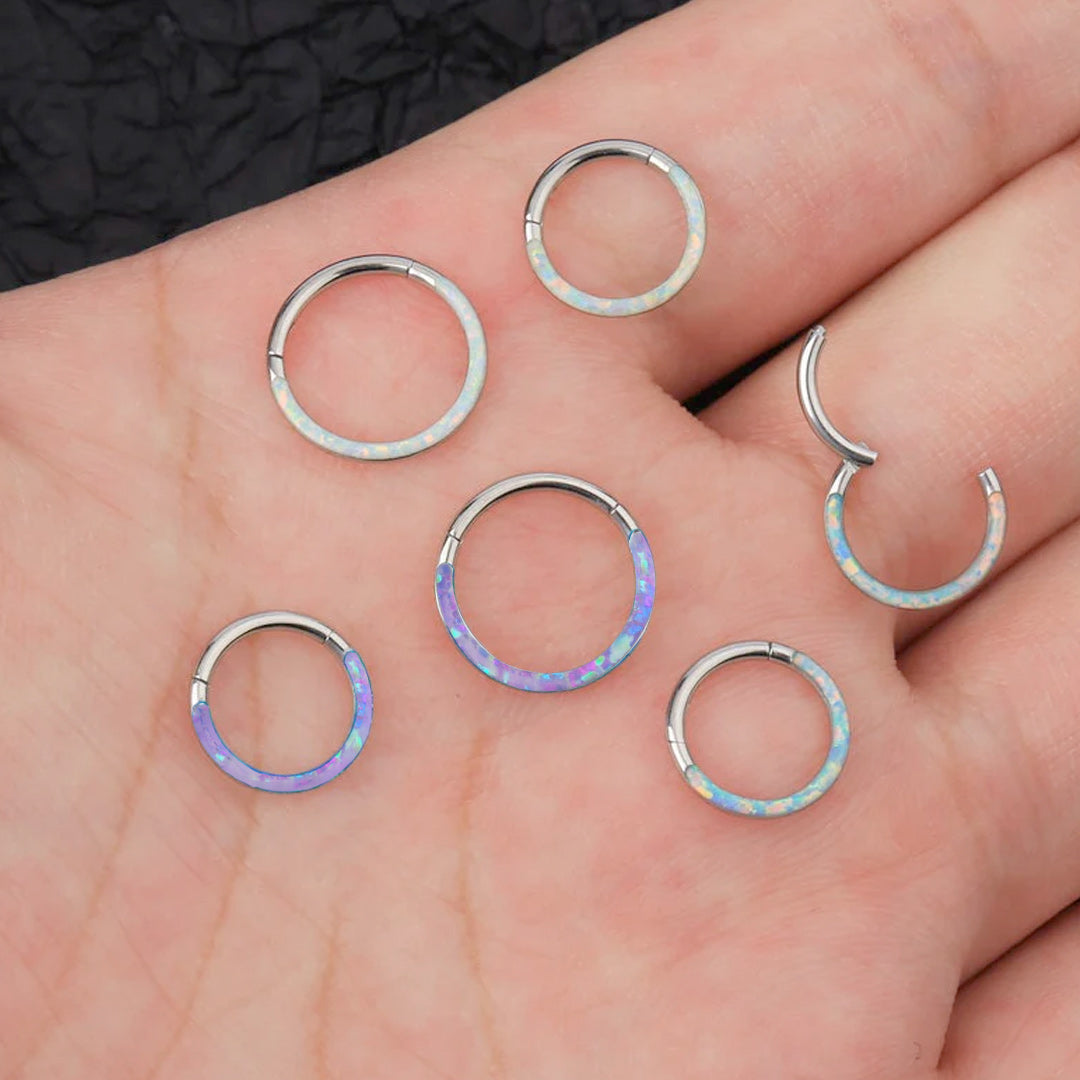 Magical Iridescent Clicker Hoops | 18g – Mint & Lily