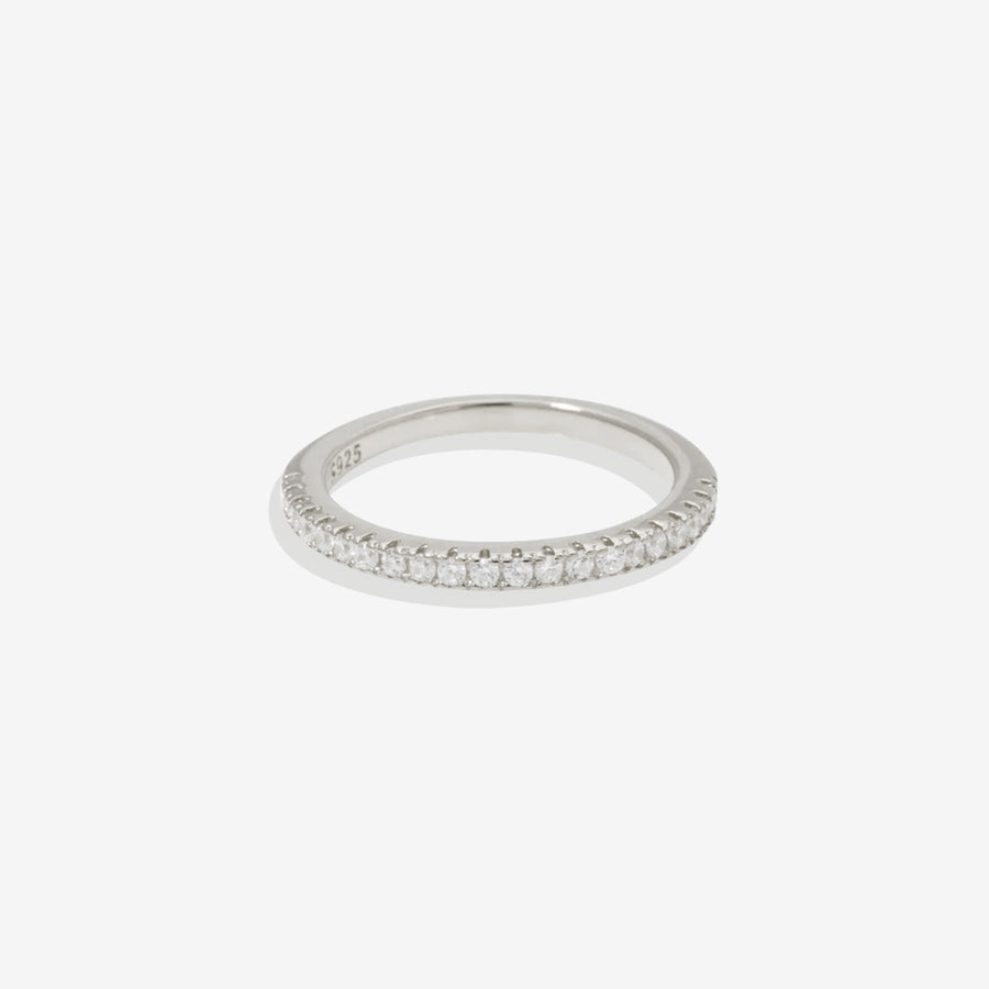 Micro Pavé Eternity Band – Mint & Lily