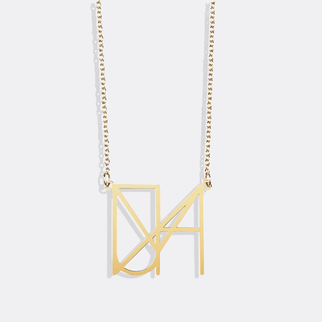 Minimalist Monogram Name Necklace – Mint & Lily