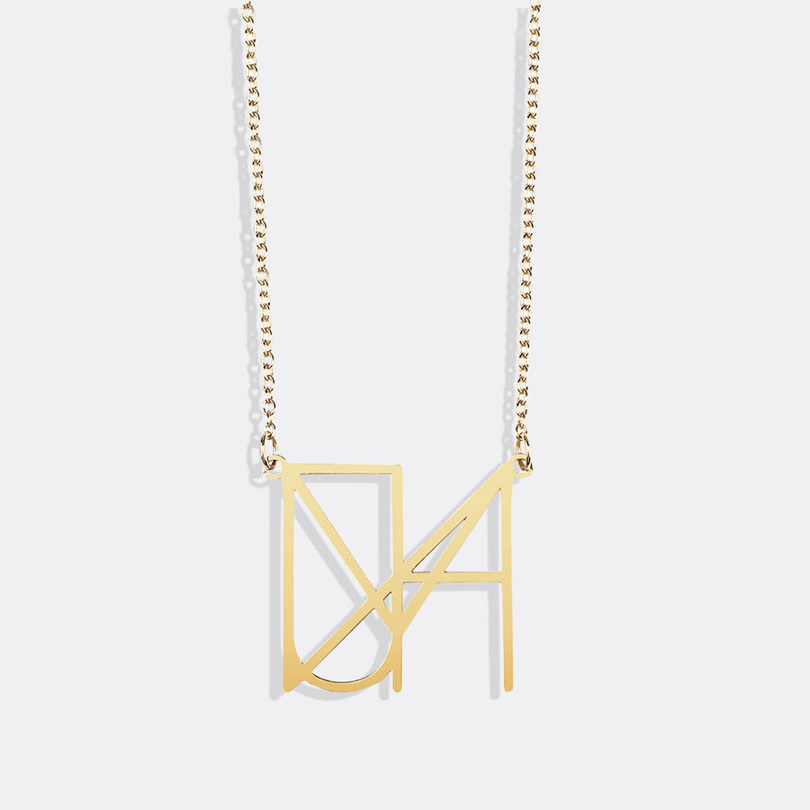 Minimalist Monogram Name Necklace – Mint & Lily