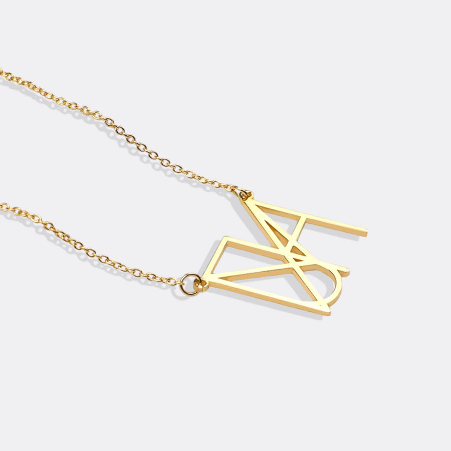Minimalist Monogram Name Necklace – Mint & Lily