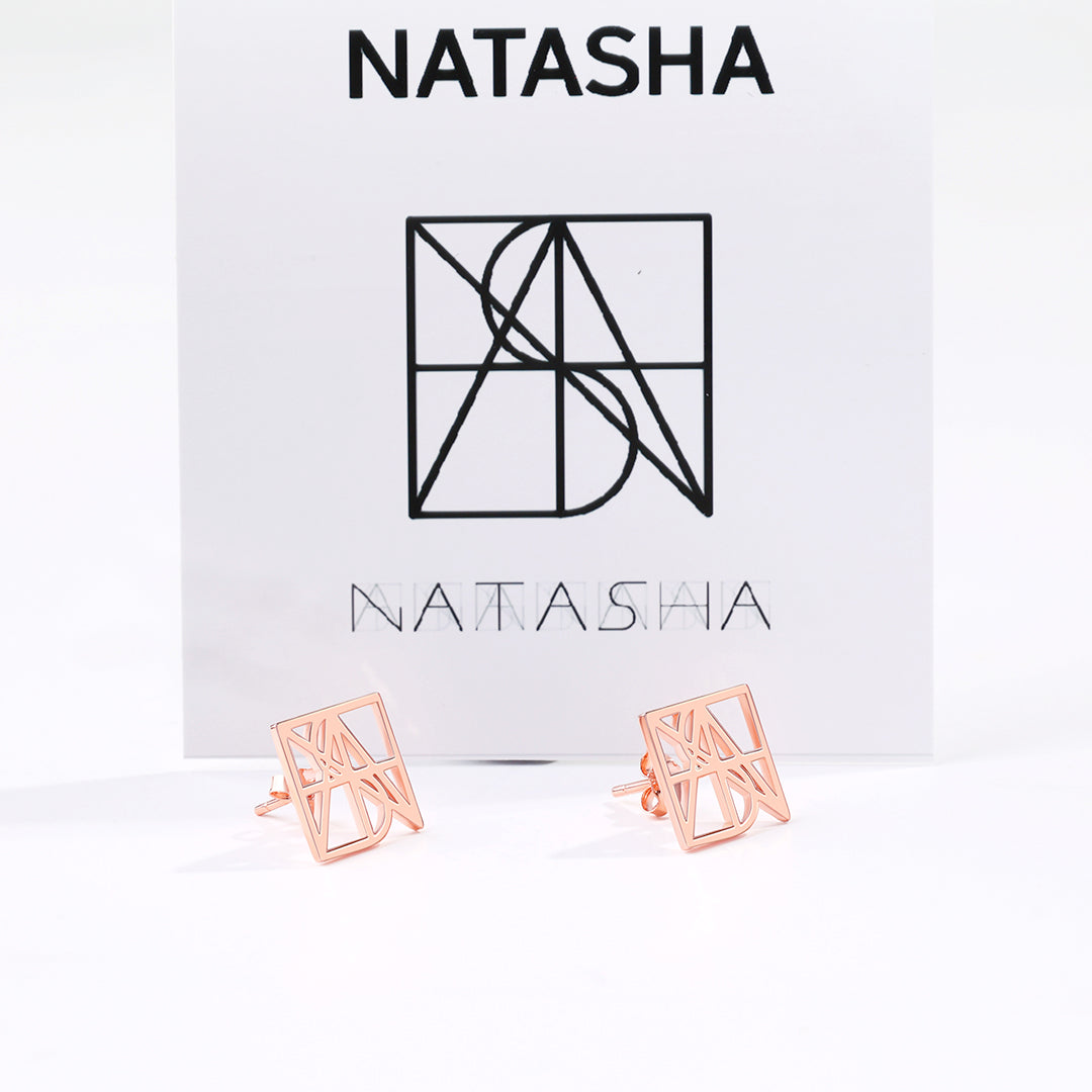 Monogram Name Earrings – Mint & Lily