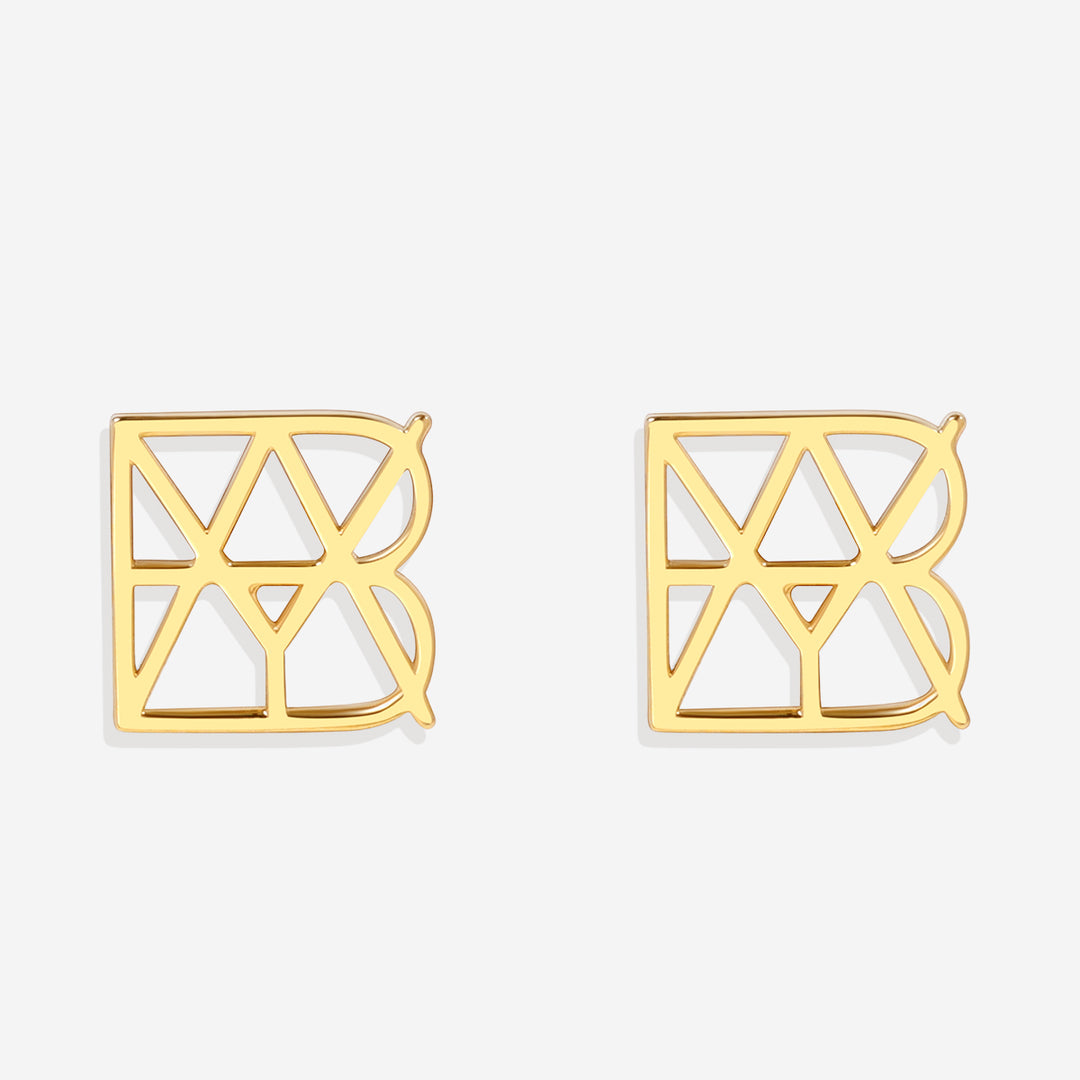 Monogram Name Earrings – Mint & Lily