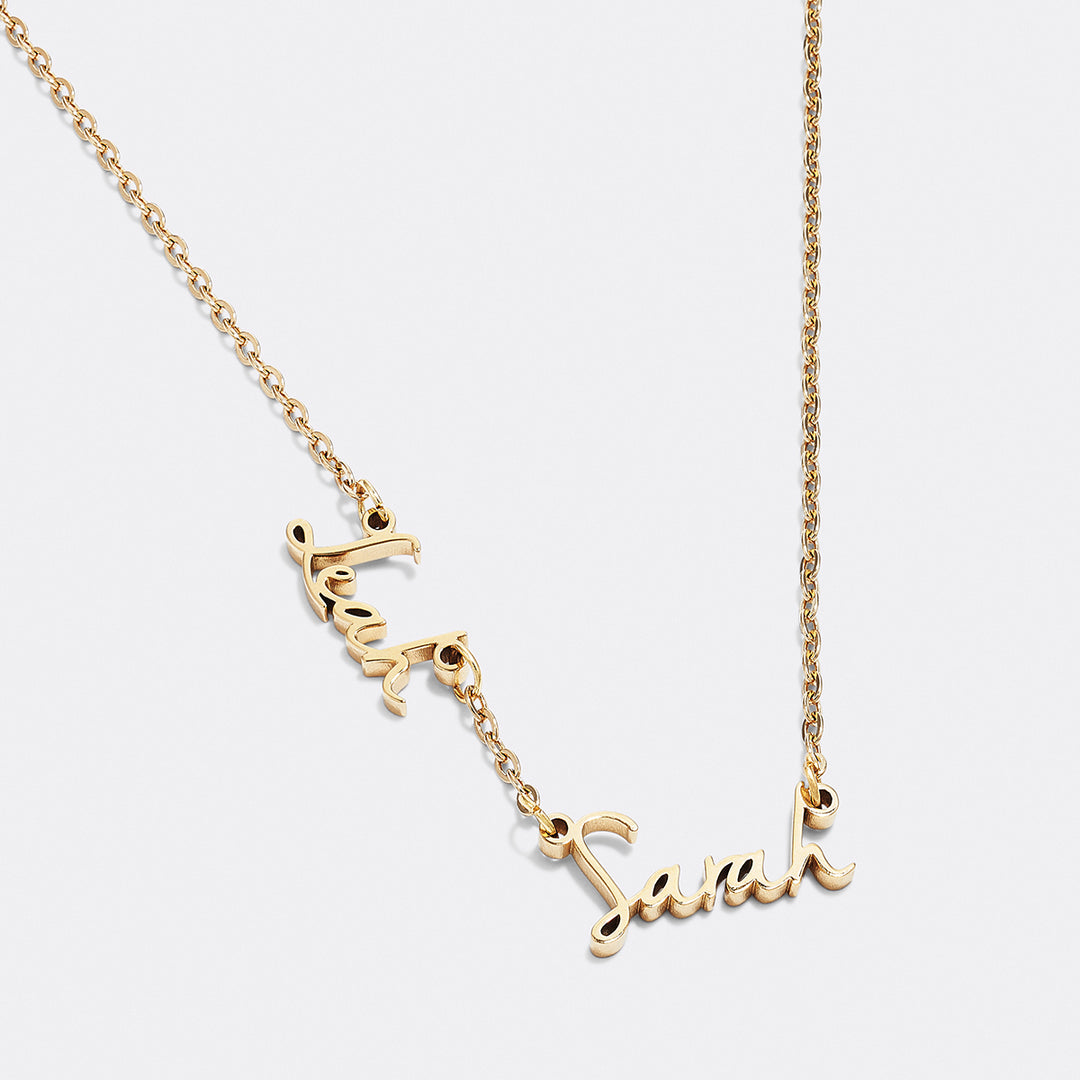 Fairy Multiple Name Necklace | Add Up to 4 Names – Mint & Lily