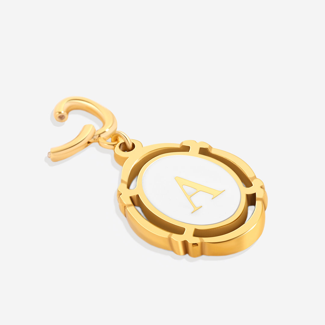 Vintage Initial Charm – Mint & Lily