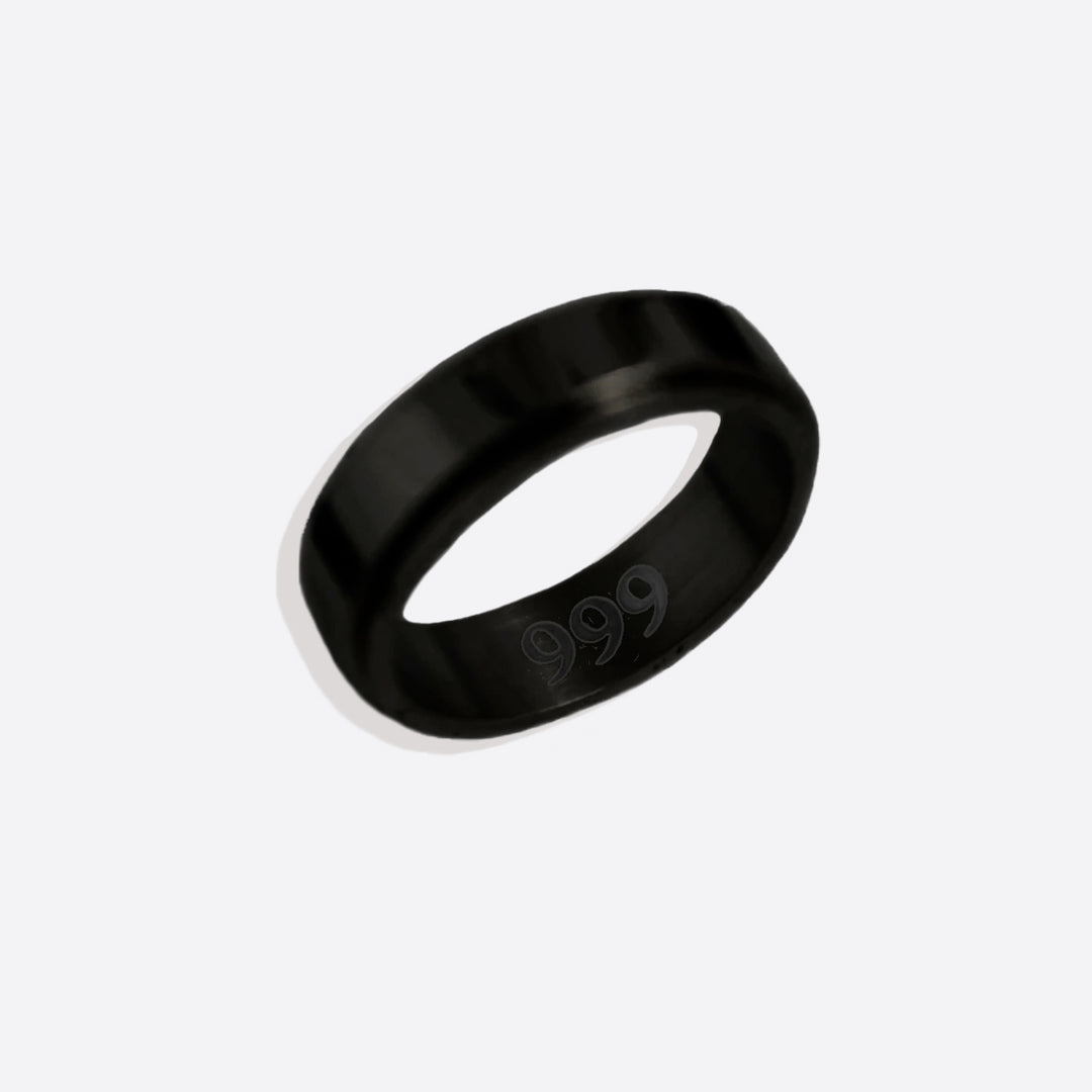 Personalized Classic Block Fidget Ring – Mint & Lily