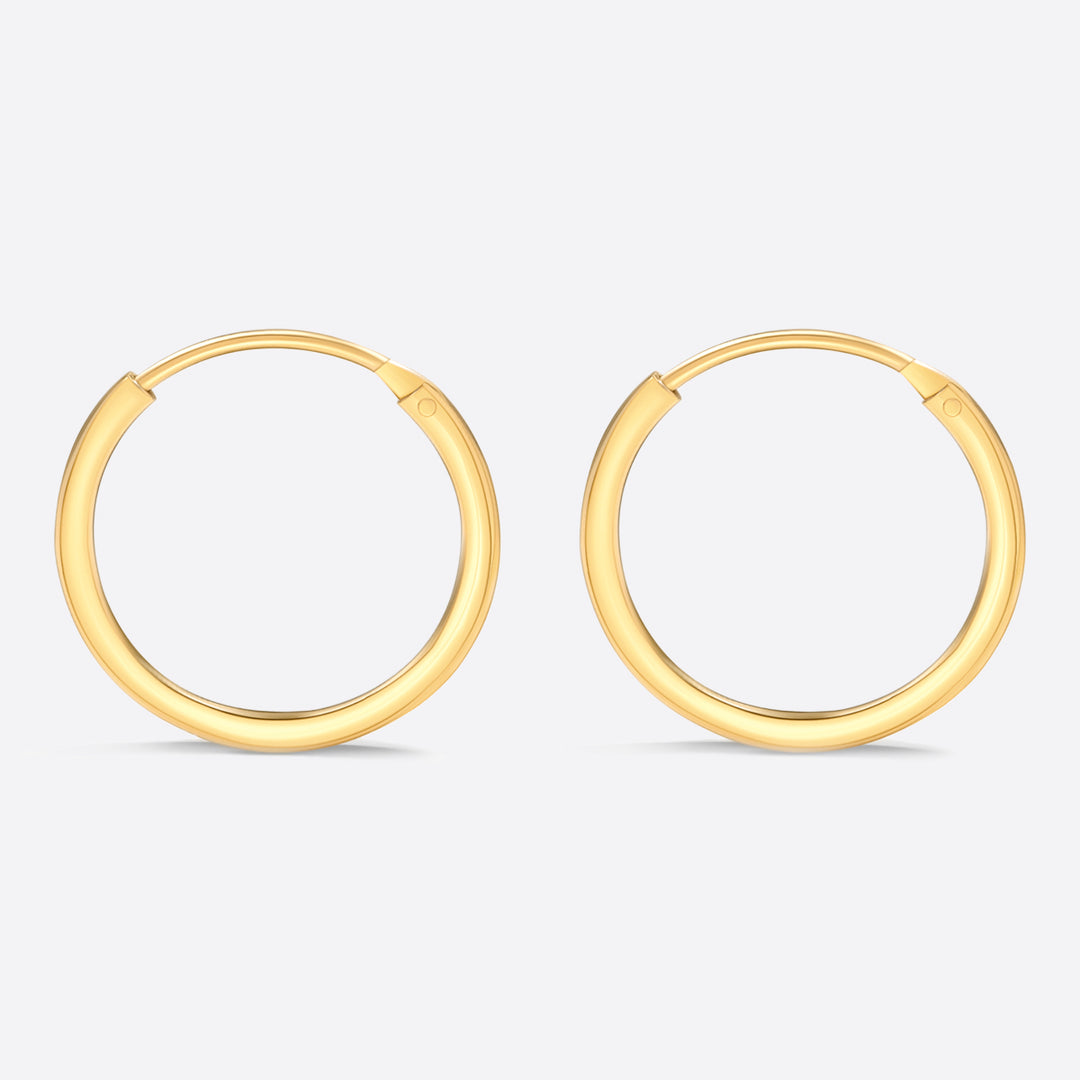 Endless Hoop Earrings – Mint & Lily