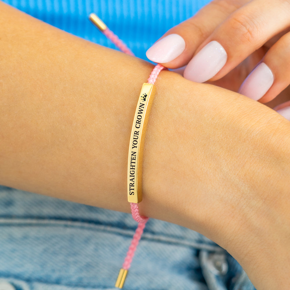 Remember Who You Are and Straighten Your Crown Inspire Bracelet – Mint ...