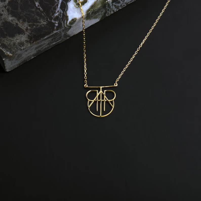 Minimalist Monogram Name Necklace – Mint & Lily