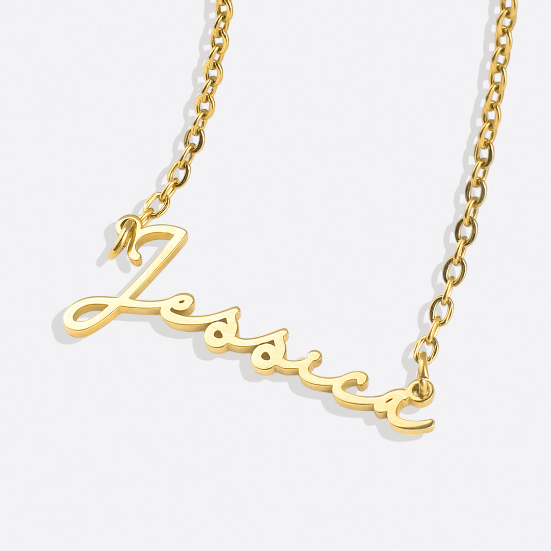 Mon Amour Name Necklace – Mint & Lily
