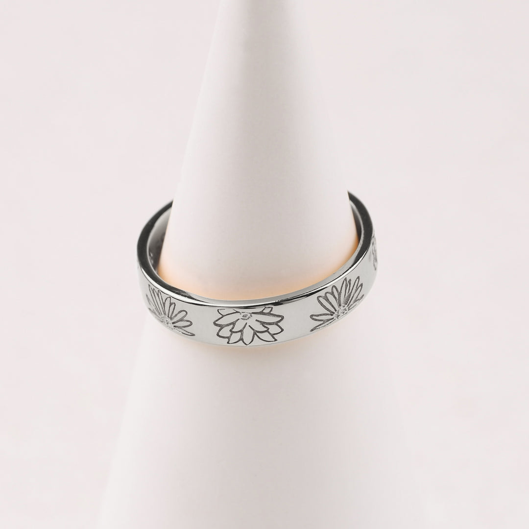 Personalized Stamped Flower Band – Mint & Lily