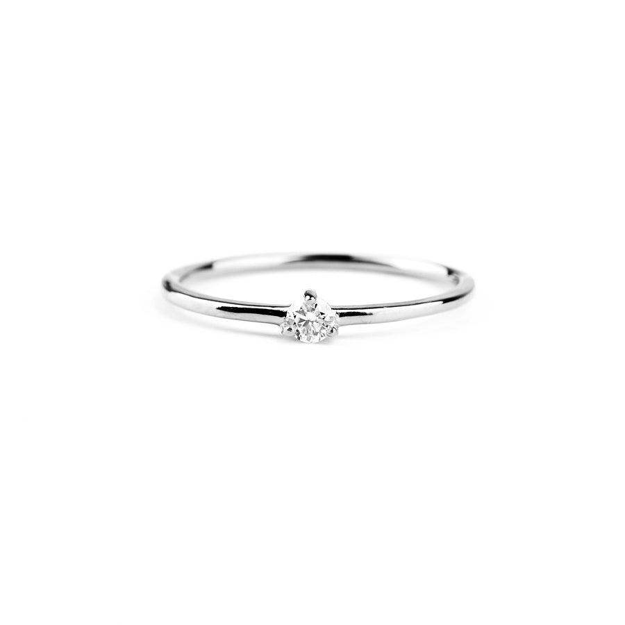 Tiny Diamond Ring – Mint & Lily