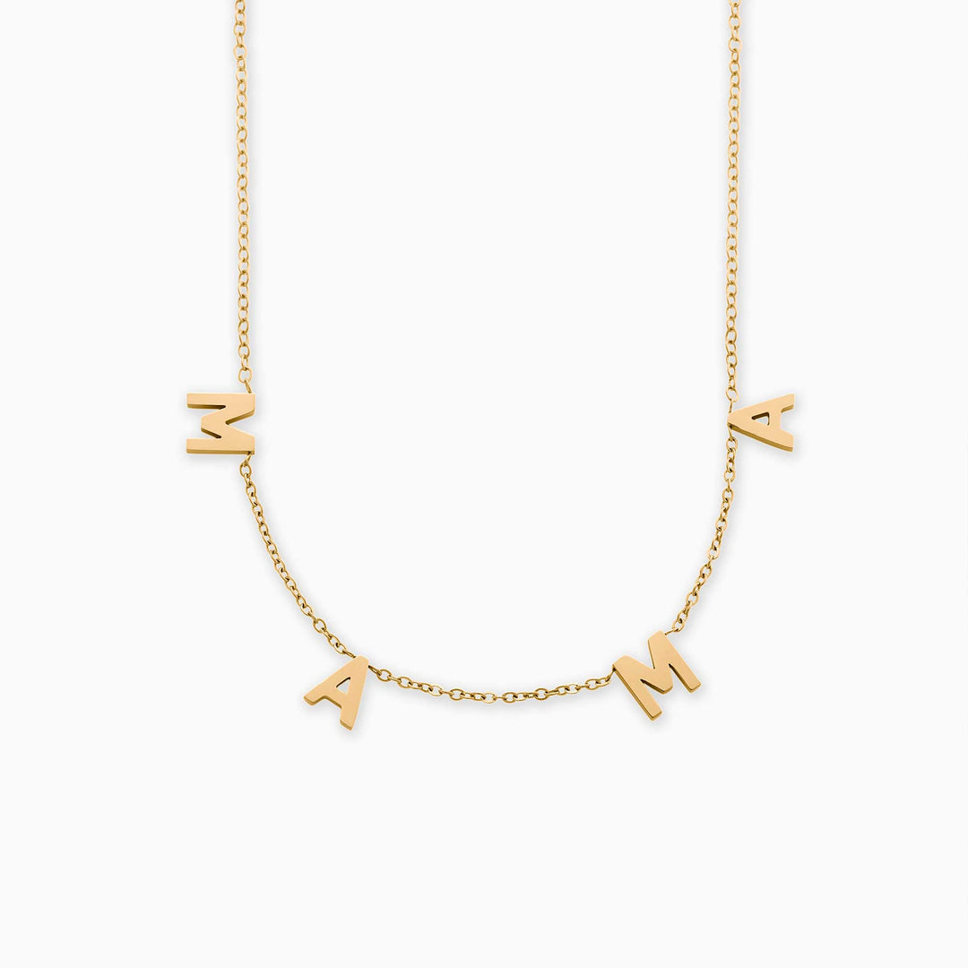 MAMA Letter Necklace - A Symbol of Empowerment | Mint & Lily