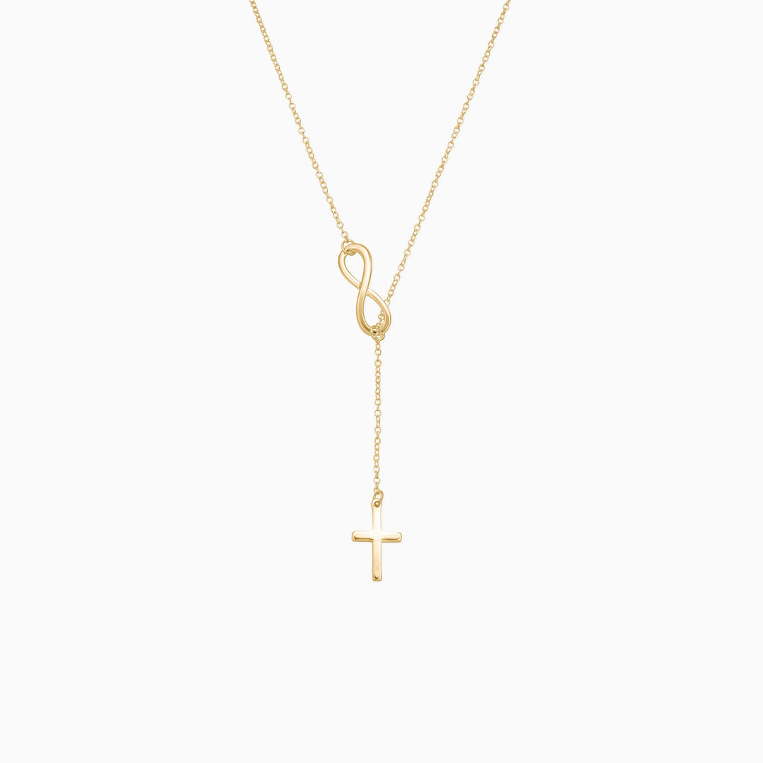 Cross and Infinity Necklace – Mint & Lily