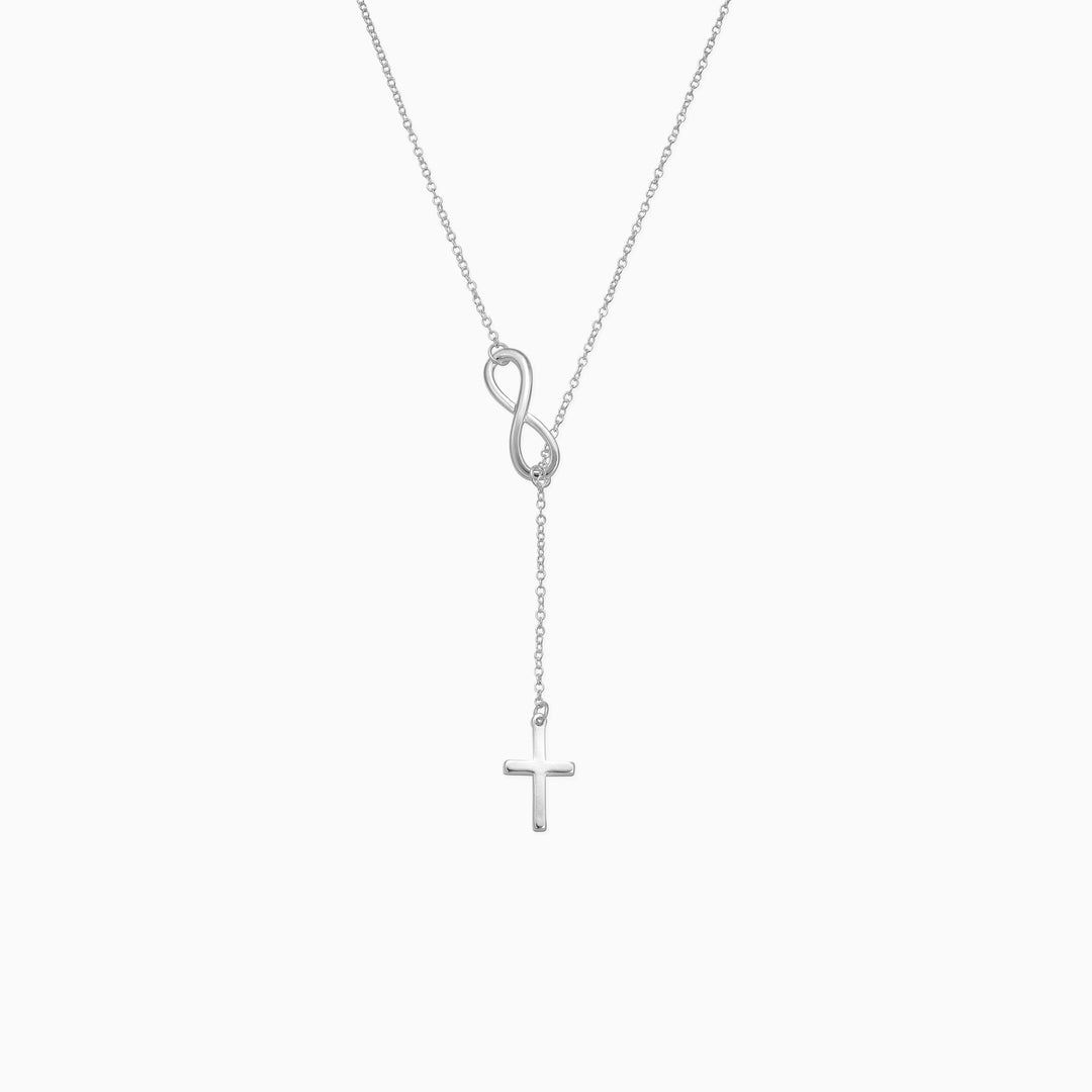 Cross and Infinity Necklace – Mint & Lily