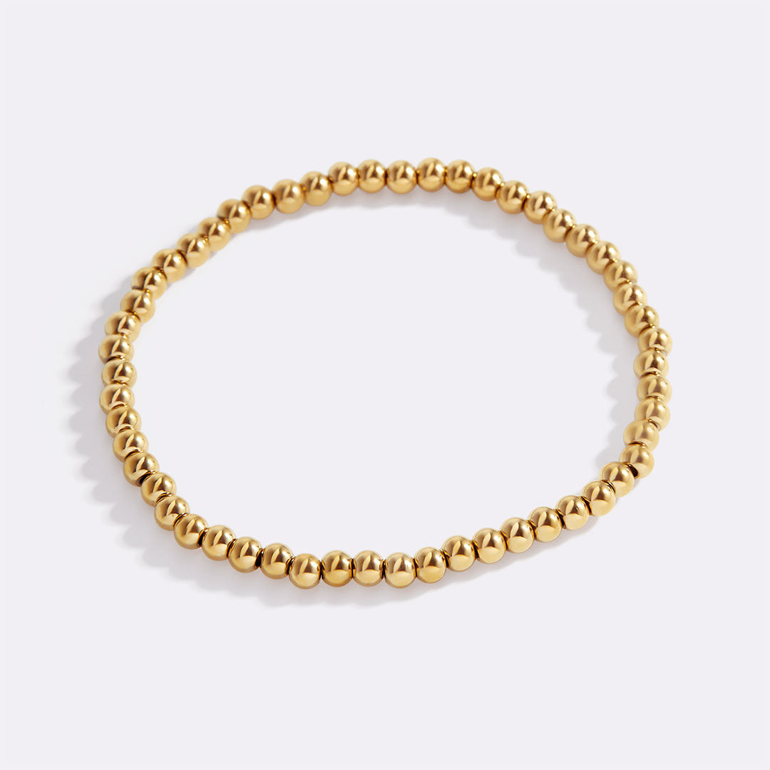Dainty Gold Stacking Bracelet – Mint & Lily