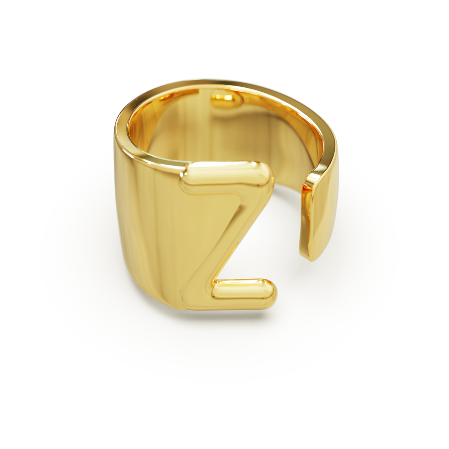 Initial Monogram Ring – Mint & Lily