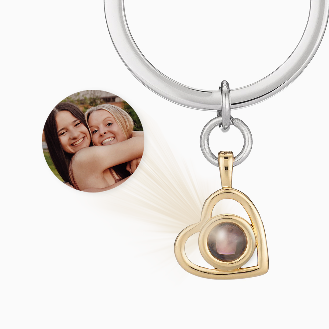 Heart Photo Keychain – Mint & Lily