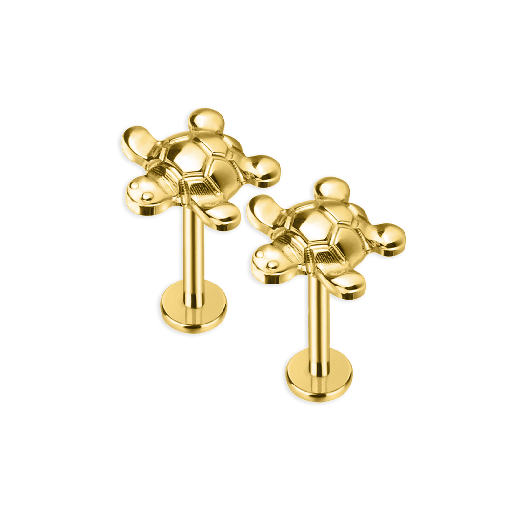Cute Threadless Push Pin Labret Studs | 16g – Mint & Lily