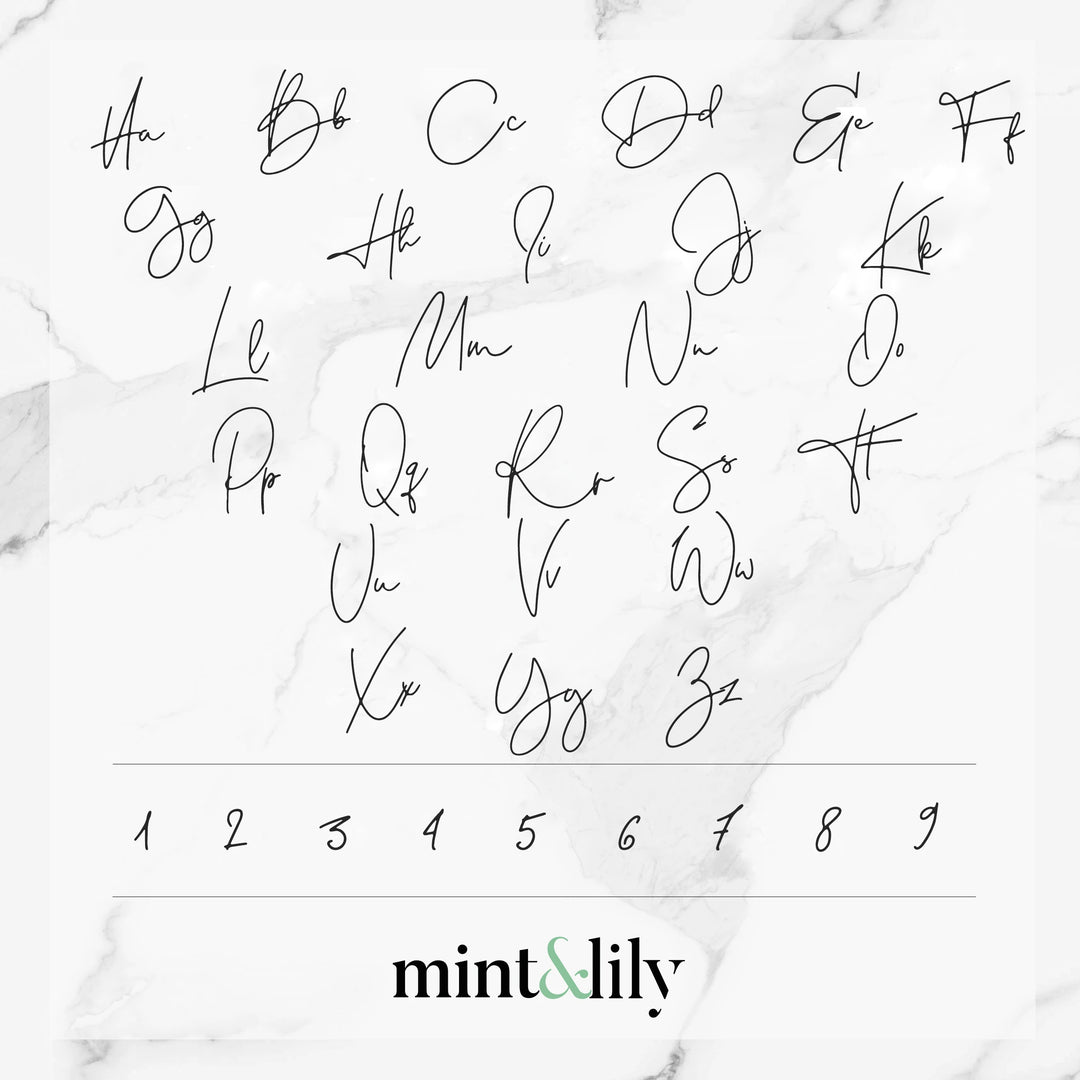 Monroe Name Necklace – Mint & Lily