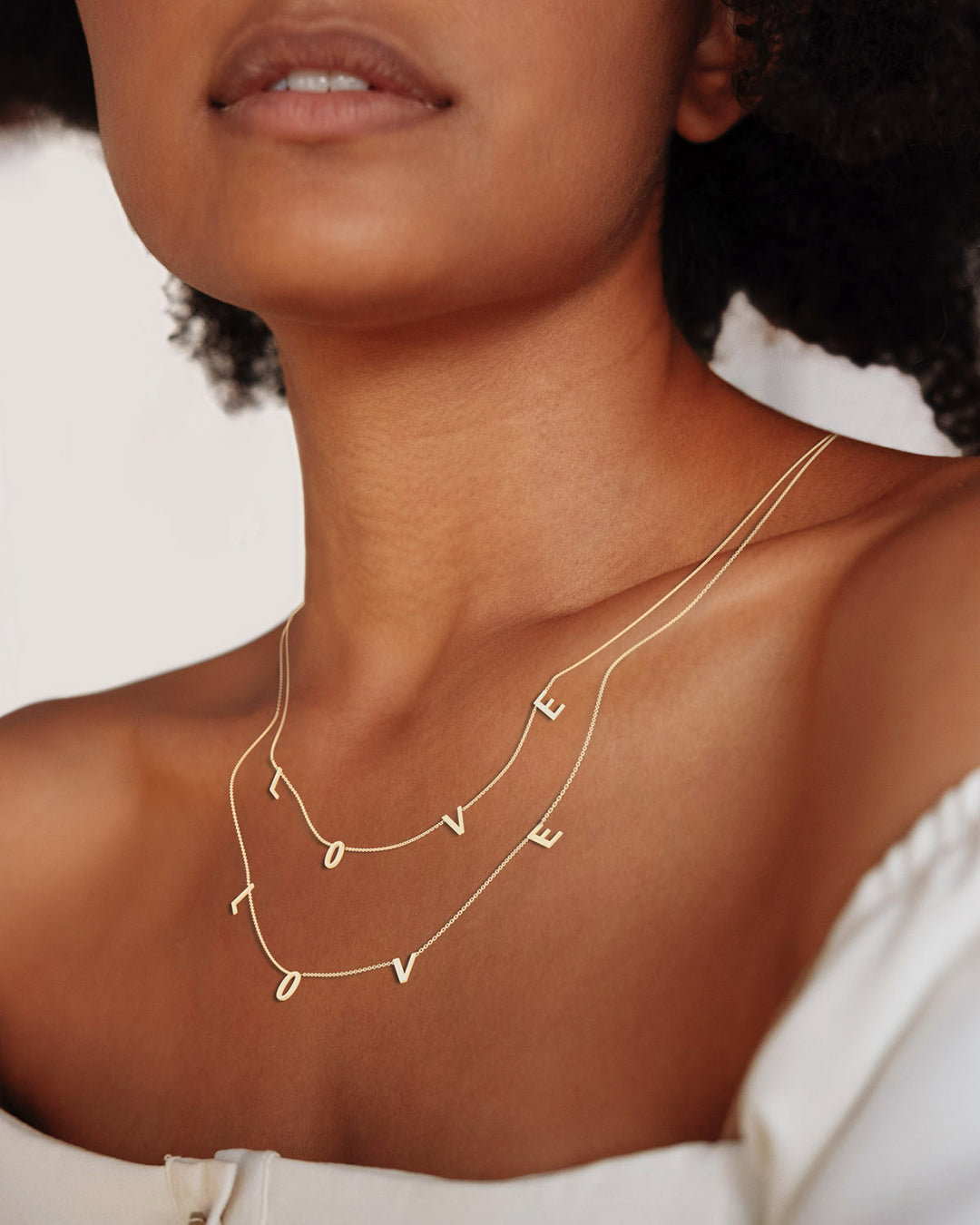 The LOVE Letter Necklace – Mint & Lily