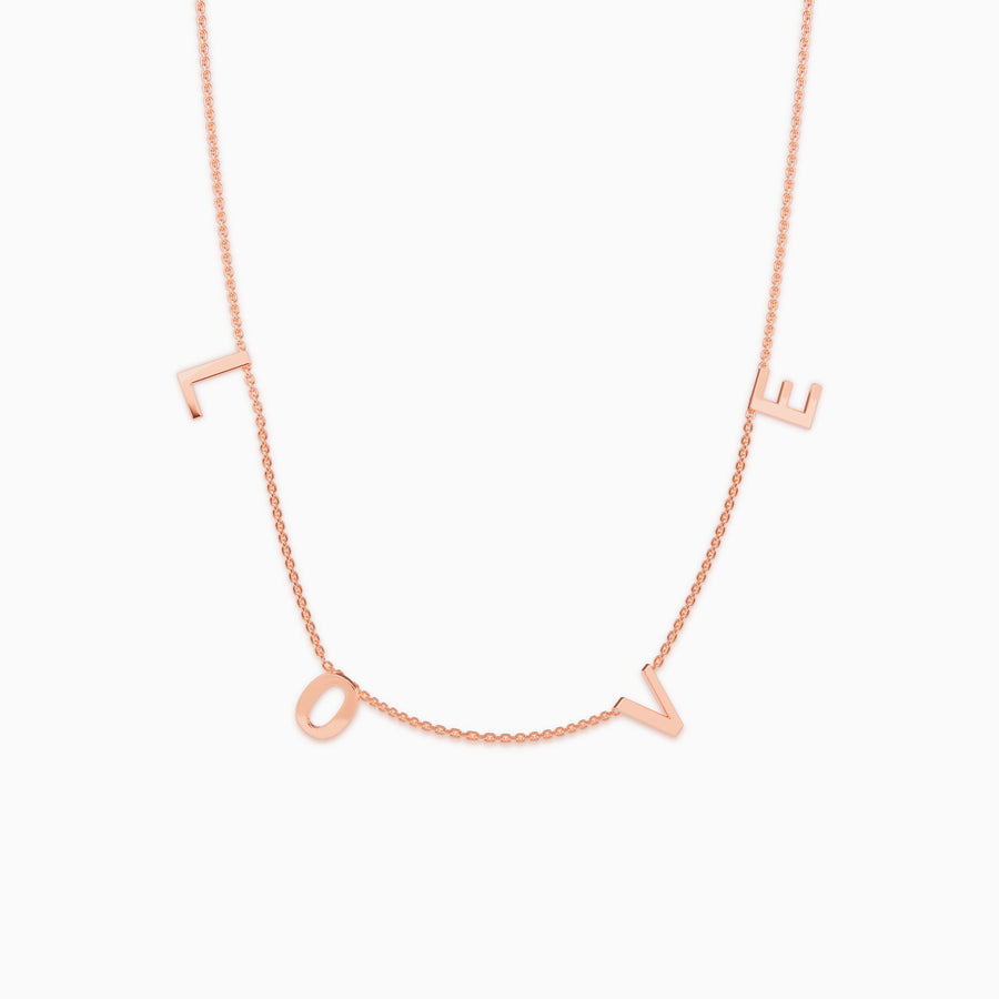The LOVE Letter Necklace – Mint & Lily