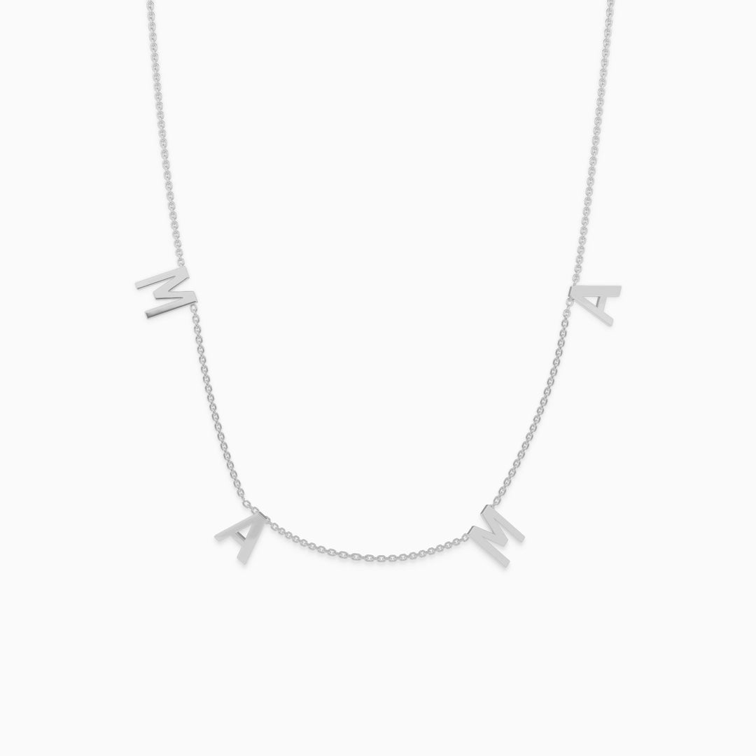 MAMA Letter Necklace - A Symbol of Empowerment | Mint & Lily