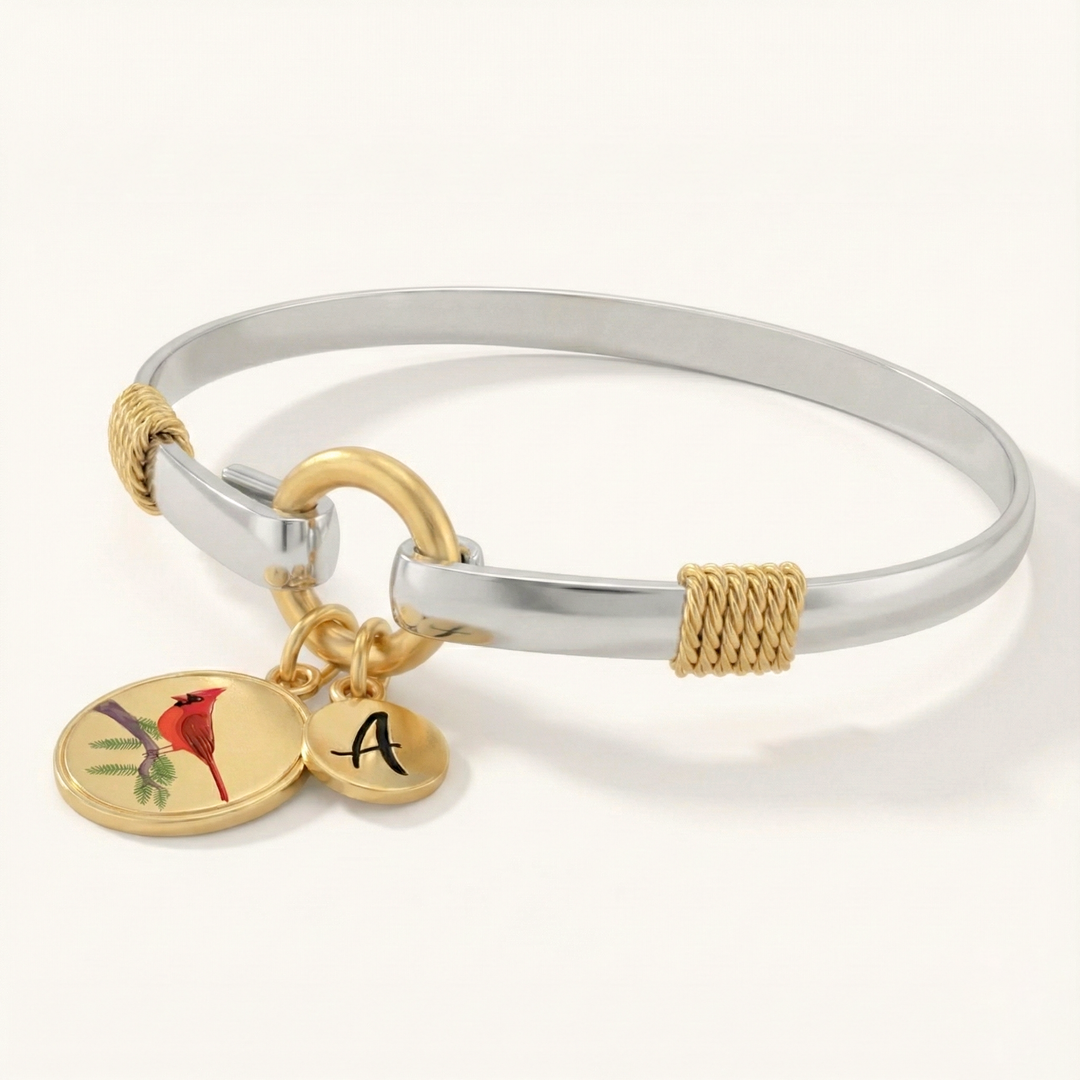 Cardinal - Two-Tone Custom Charm Bracelet – Mint & Lily